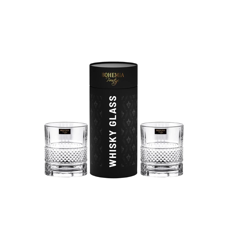 Sklenice na whisky Bohemia Prestige Elegante 320 ml 2 ks v tubě | Od Kulináře